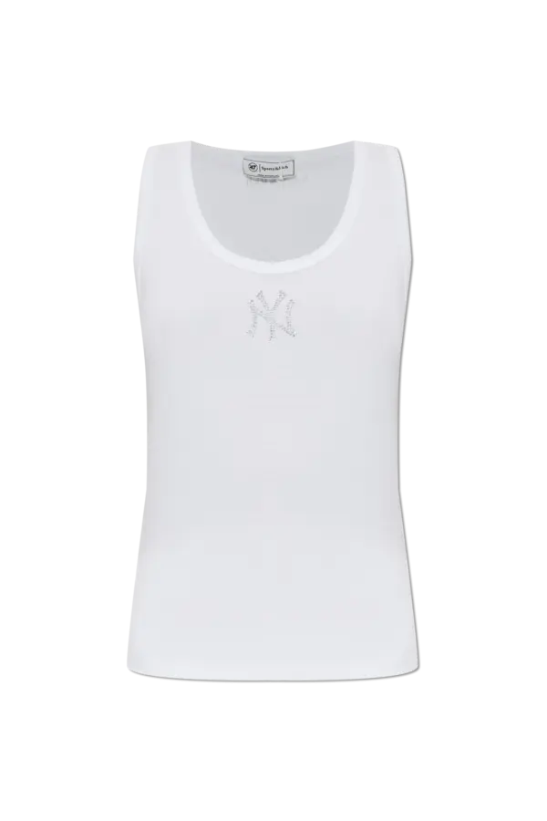 SPORTY & RICH Top From The '47 & The New York Yankees' Collection - White