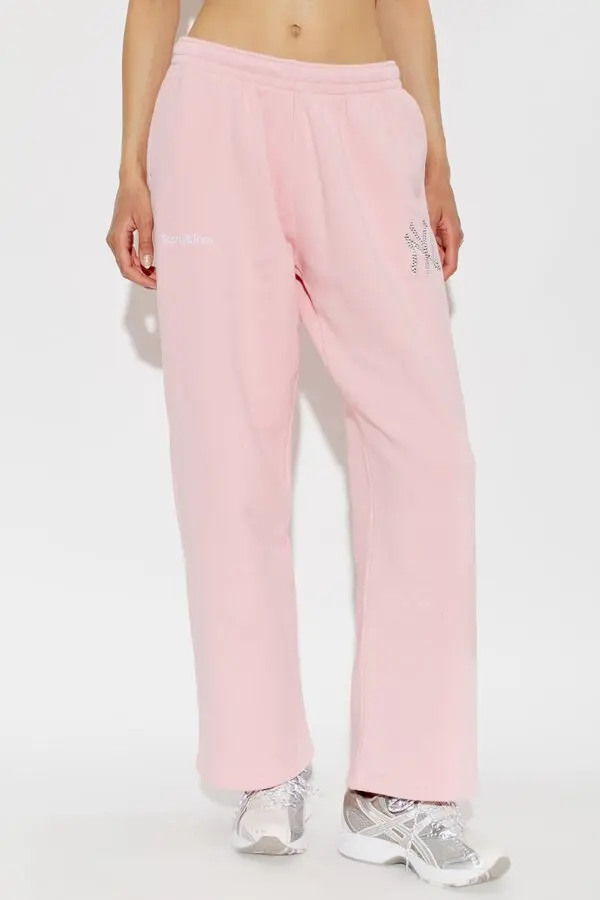 SPORTY & RICH X New York Yankees Sweatpants - Pink