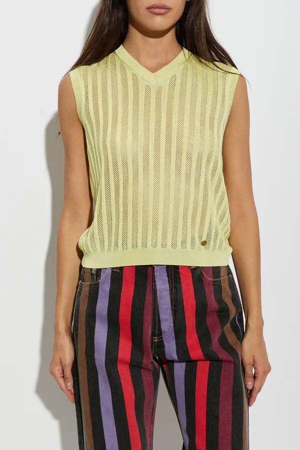 Versace V-neck Vest