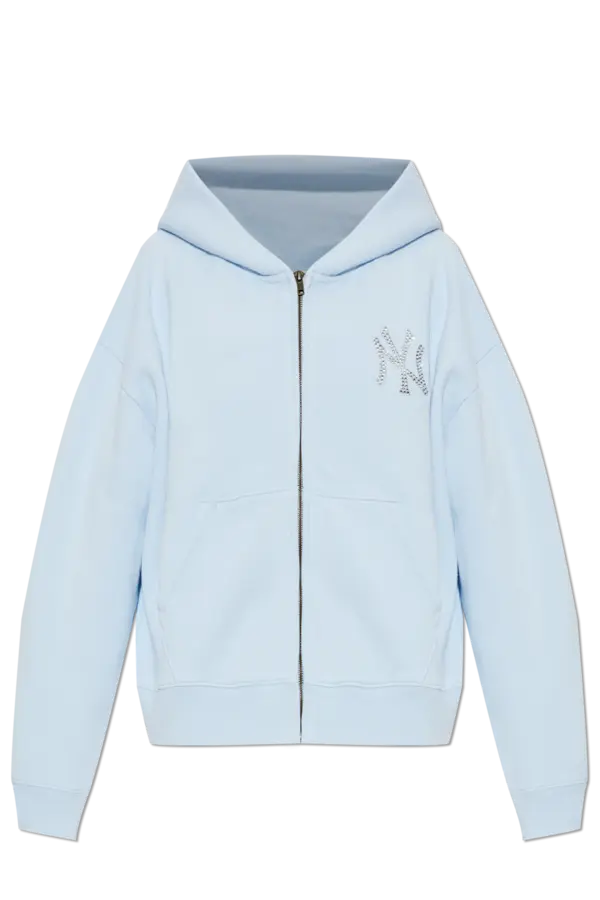 SPORTY & RICH Sweatshirt From The `47 & The New York Yankees’ Collection - Light Blue