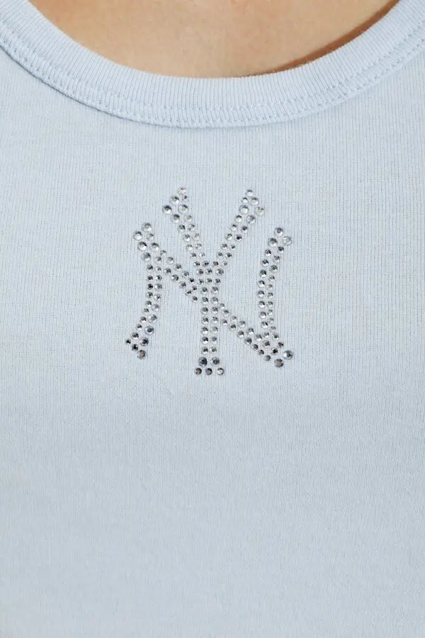 Sporty & Rich 47 X New York Yankees Appliqué Tank Top - Light Blue