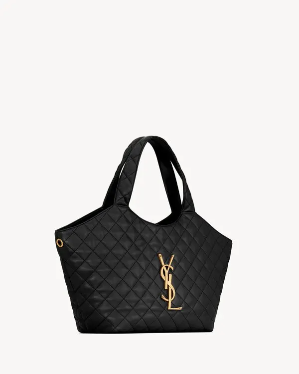 Saint Laurent Icare Medium In Quilted Nappa