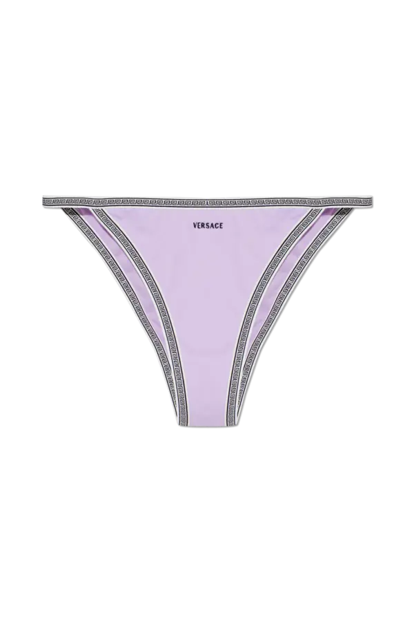 Versace Violet Bikini Bottom - Purple