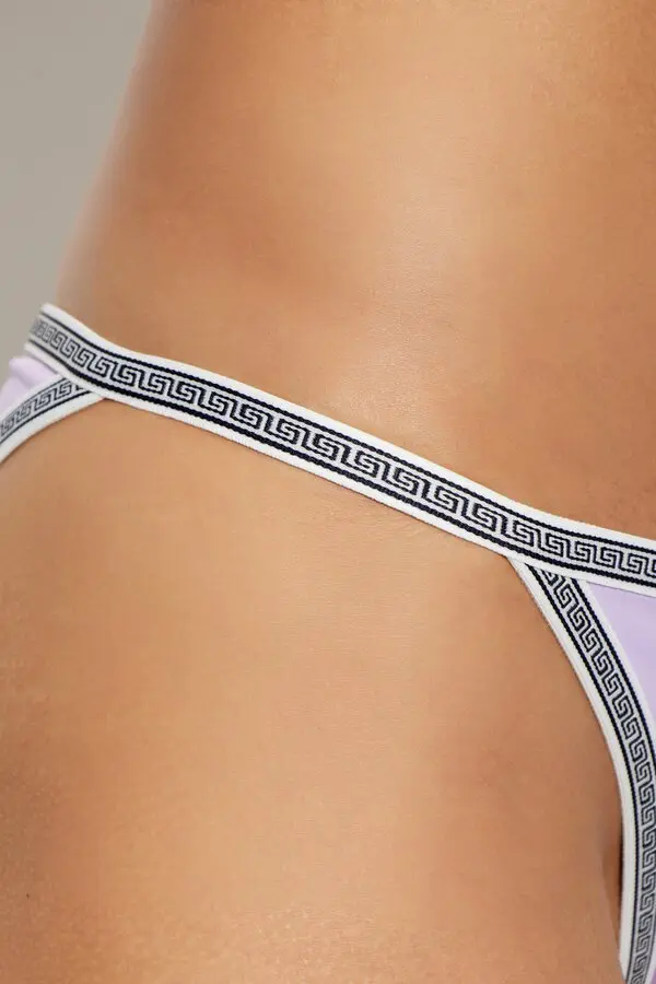 Versace Violet Bikini Bottom - Purple