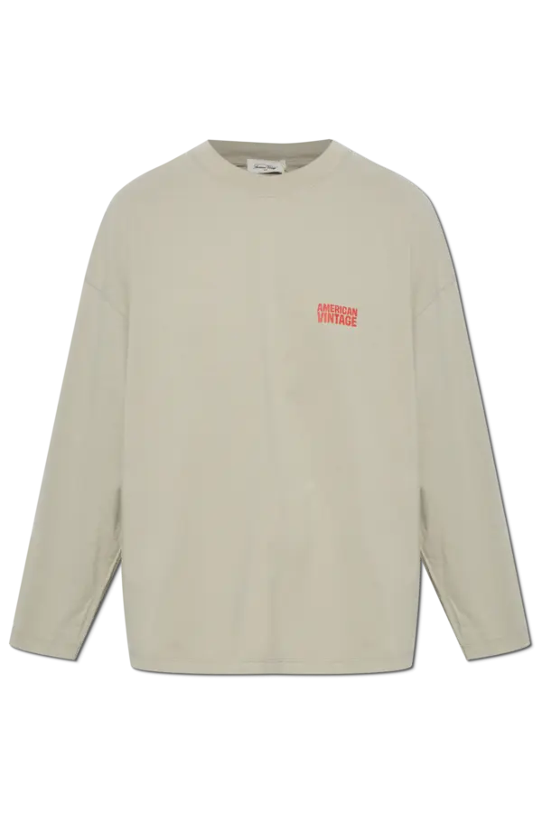 American Vintage T-shirt With Printed Logo