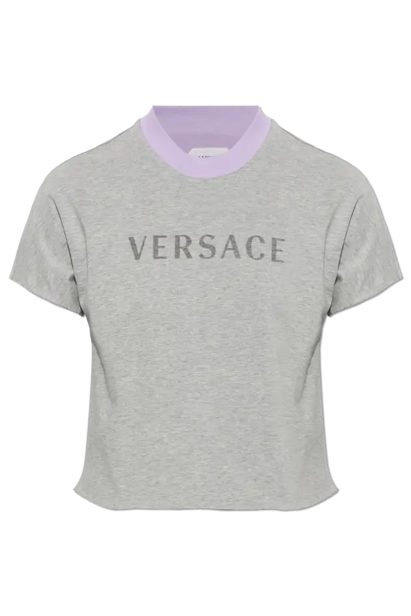 Versace T-shirt With Printed Logo