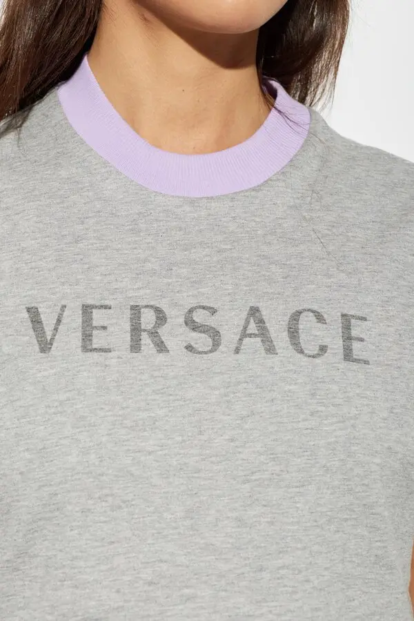 Versace T-shirt With Printed Logo
