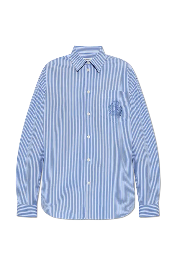 SPORTY & RICH Shirt From The ‘royal Holiday’ Collection - Blue