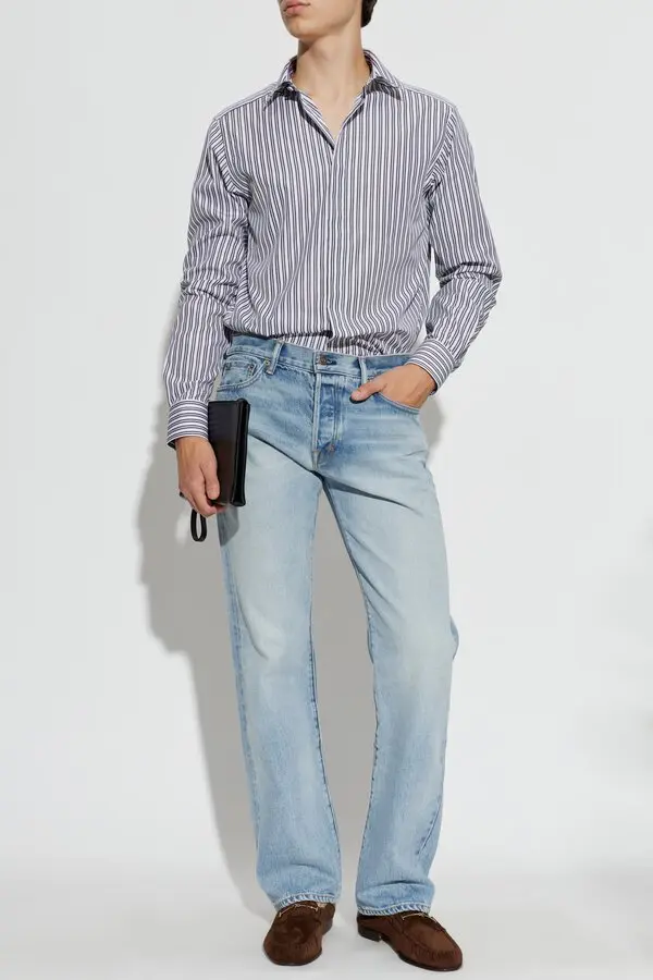 TOM FORD Shirt With Stripe Pattern