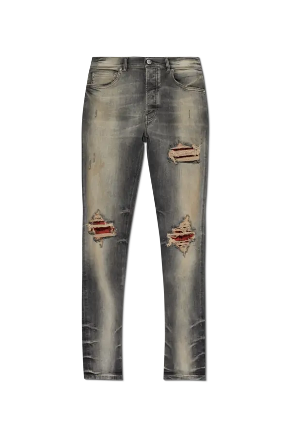 Amiri Jeans With ‘vintage’ Effect - Grey