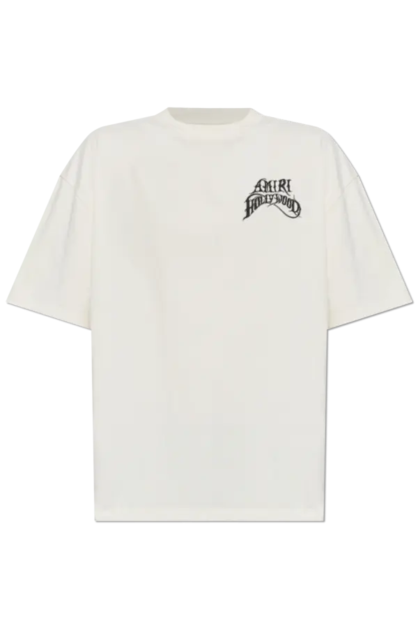 Amiri T-shirt With Logo - Cream