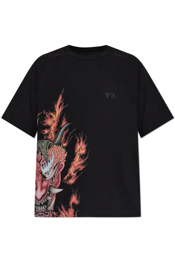 Y3 Cotton T-shirt - Black
