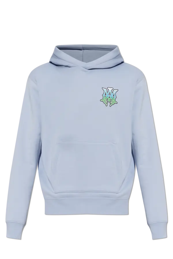 Amiri Ma" Monogram Hooded Sweatshirt