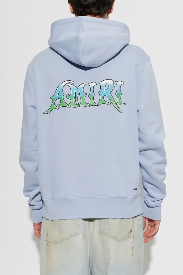 Amiri Ma" Monogram Hooded Sweatshirt