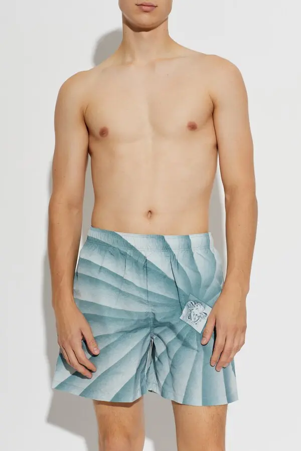 Versace Swim Shorts With Medusa Head