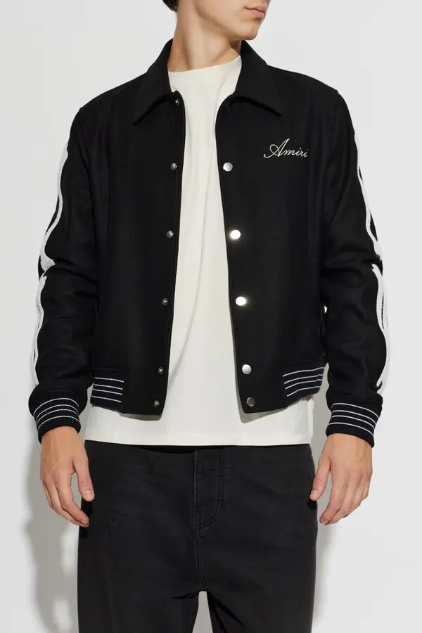 Amiri Wool Jacket With Logo