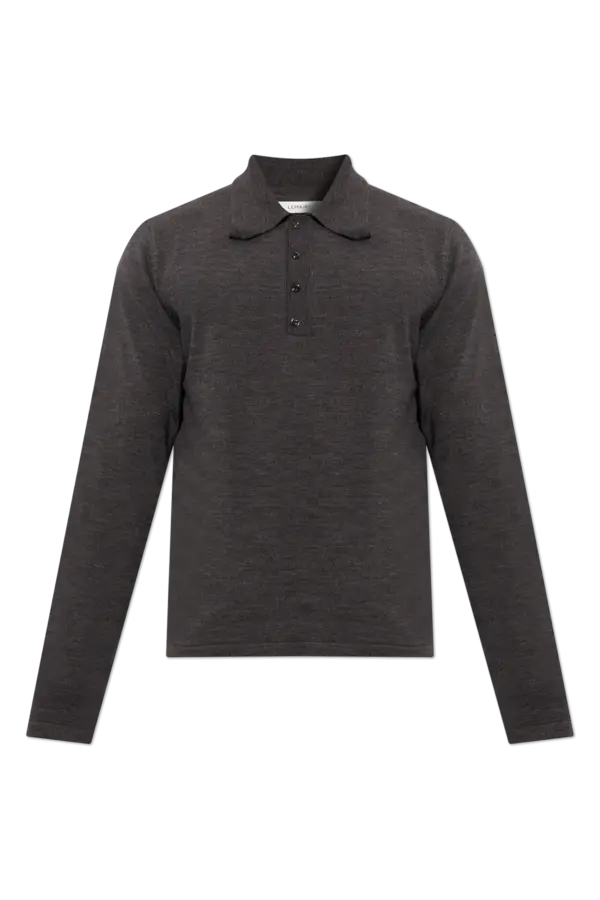 LEMAIRE Wool Polo With Long Sleeves