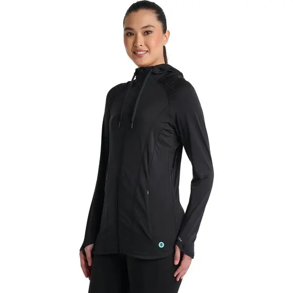 Coolibar Astir Full-zip Jacket - Black
