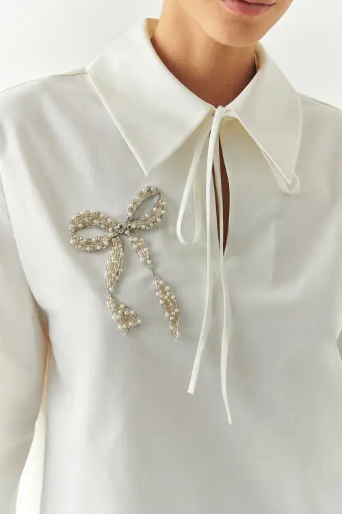 EXQUISE Bloom Long Sleeve Blouse