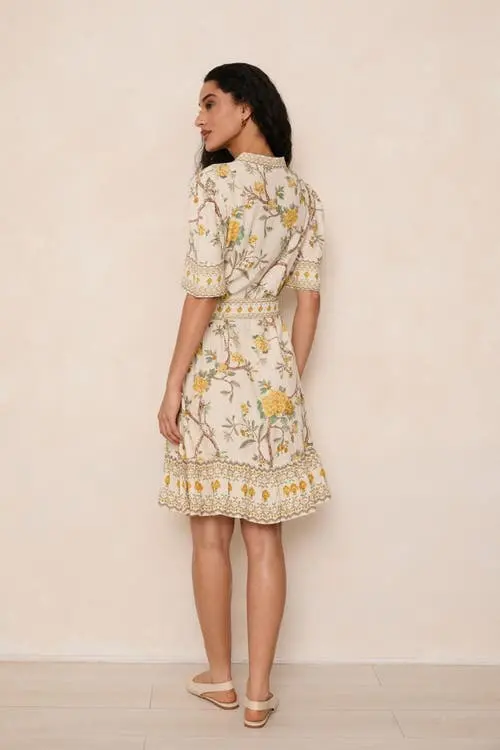 RAISHMA Everly Yellow Dress