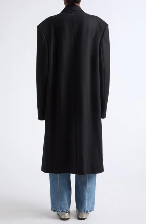 MAISON MARGIELA Raw Edge Wool Felt Coat