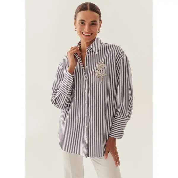 EXQUISE Daniela Poplin Shirt