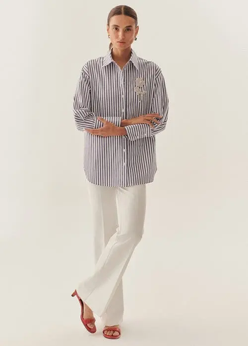 EXQUISE Daniela Poplin Shirt