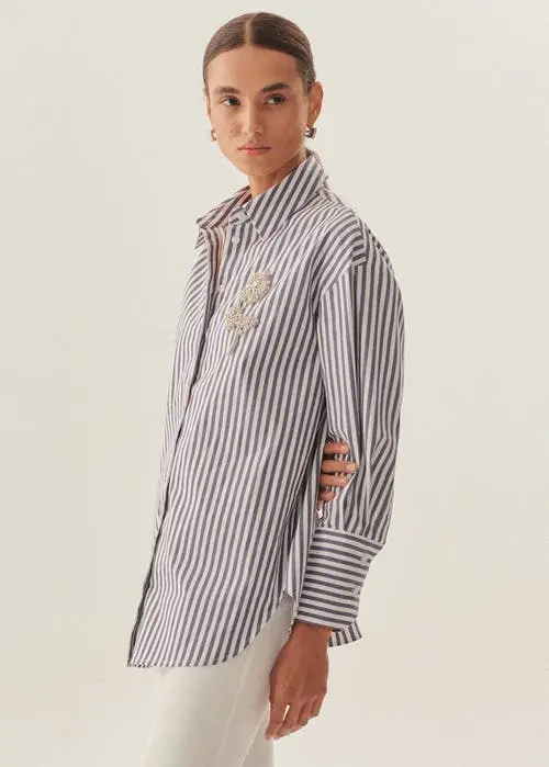 EXQUISE Daniela Poplin Shirt