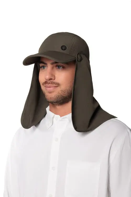 Coolibar Teton Lightweight Sun Hat - Deep Olive