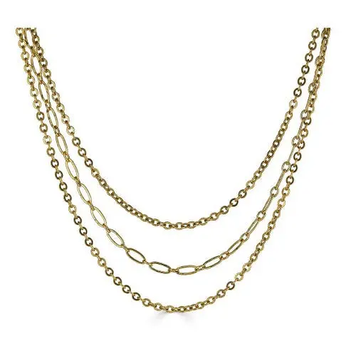 LONI PAUL JEWELRY Delicate Three Strand Necklace - Gold