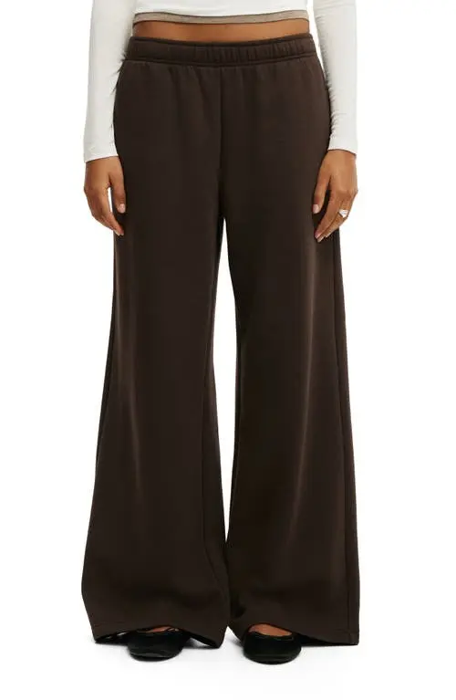 COTTONON Baggy Sweatpant - Dark Oak