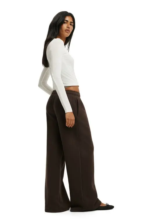 COTTONON Baggy Sweatpant - Dark Oak