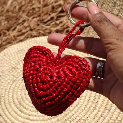 ZANATANY CONCEPTS Heart Keyring