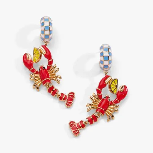 ALEX AND ANI Lobster Boil Statement Earring - Gold