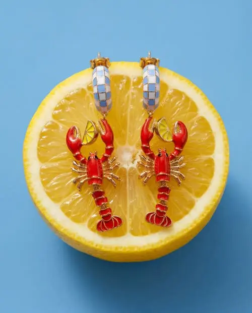 ALEX AND ANI Lobster Boil Statement Earring