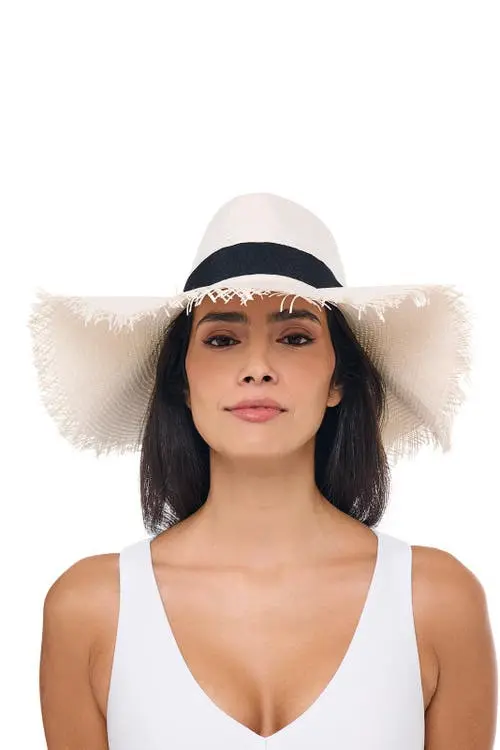 Coolibar Nassau Shantung Straw Hat