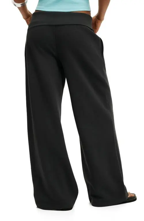 COTTON ON Fold Over Waistband Sweatpant - Shadowstone
