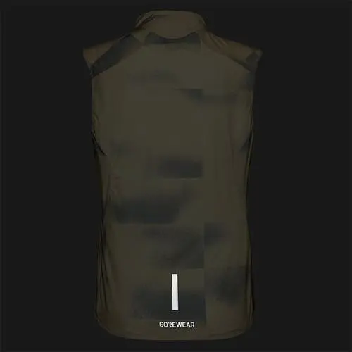 GOREWEAR Concurve Cloud Windbreaker Vest - Tech Beige/lab Gray