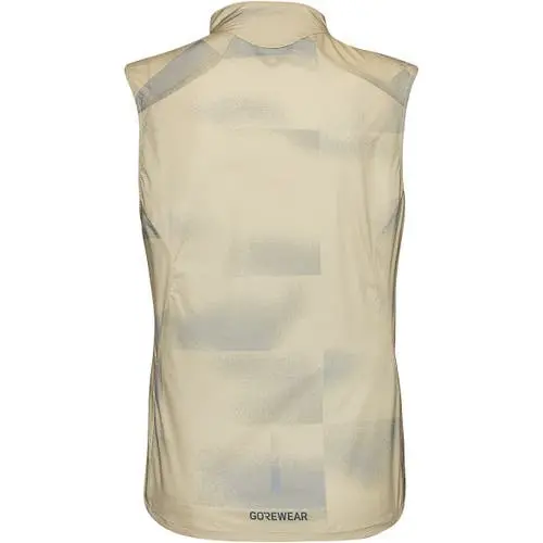 GOREWEAR Concurve Cloud Windbreaker Vest - Tech Beige/lab Gray