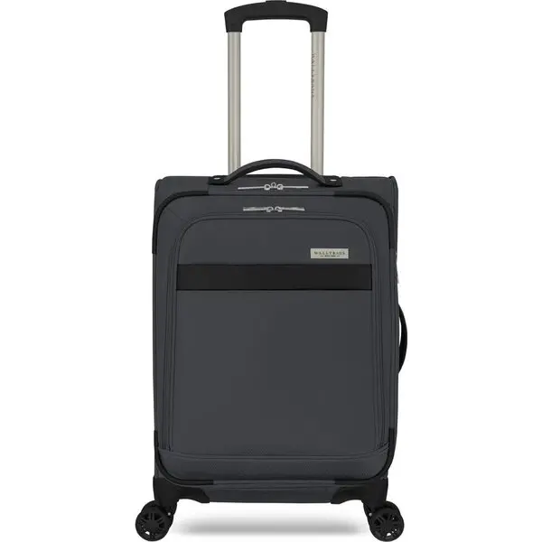 WALLYBAGS Stratford Softside 20" Carry On Spinner Luggage - Graphite
