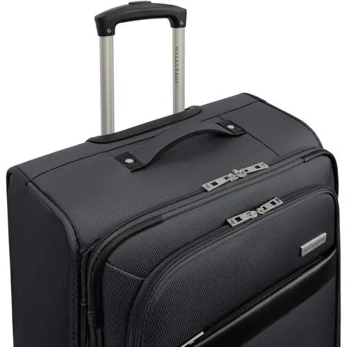 WALLYBAGS Stratford Softside 20" Carry On Spinner Luggage - Graphite
