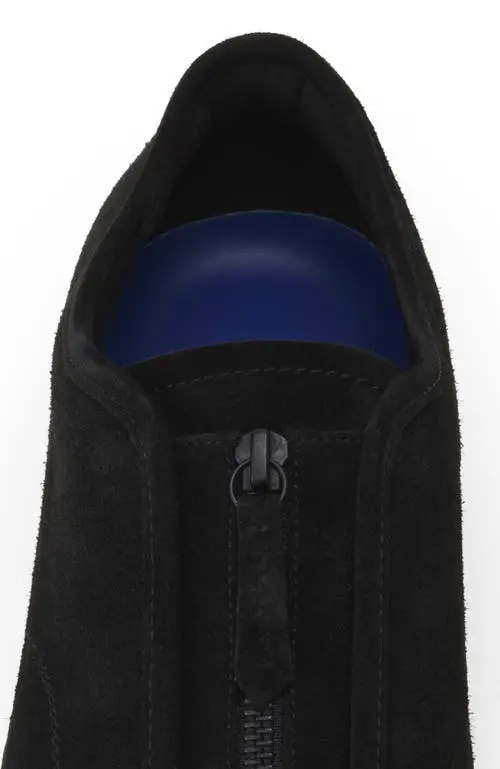 LANVIN Dbb1 Suede Zip Sneakers