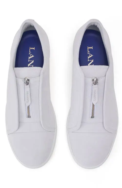 LANVIN Dbb1 Suede Zip Sneakers