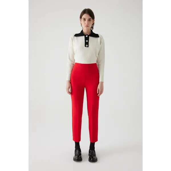 EXQUISE High Carrot Fit Pants