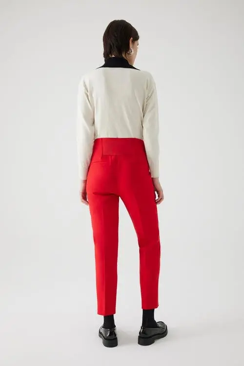 EXQUISE High Carrot Fit Pants