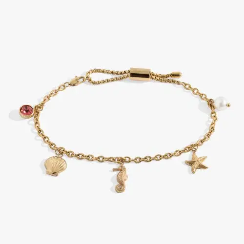 ALEX AND ANI Seaside Anklet - Gold