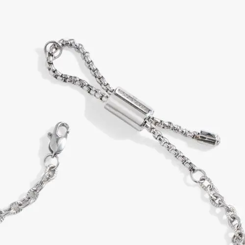 ALEX AND ANI Seaside Anklet - Silver
