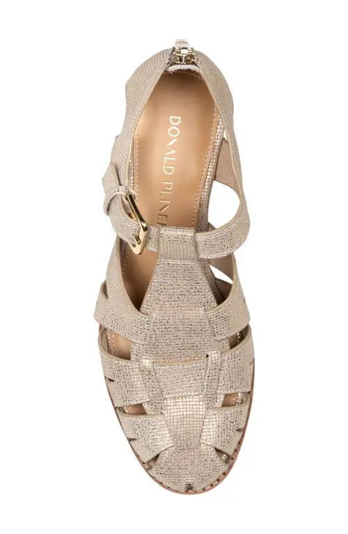 DONALD PLINER Back Zip Fisherman Sandal