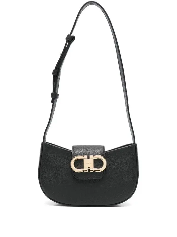 FERRAGAMO Double Gancini Leather Mini Bag - Multicolor
