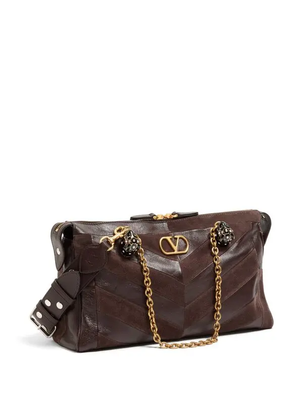 Valentino Garavani Panthea Medium Leather Shoulder Bag - Multicolor